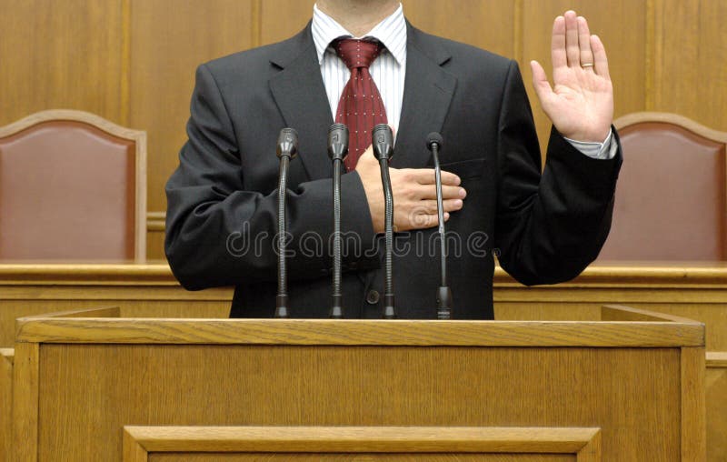 Man taking an oath stock photo. Image of people, face - 16240494