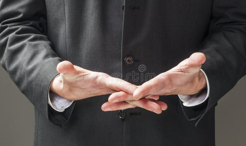 Politician Body Language in Closeup Stock Photo - Image of language ...