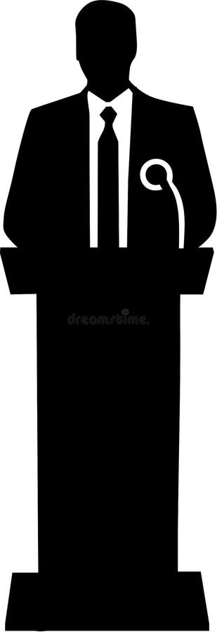 Politician Silhouette Vector Stock Vector - Illustration of election ...