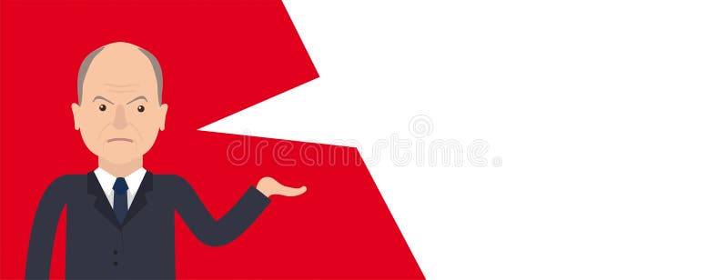 Politician Speech Bubble Header Stock Illustration - Illustration of ...