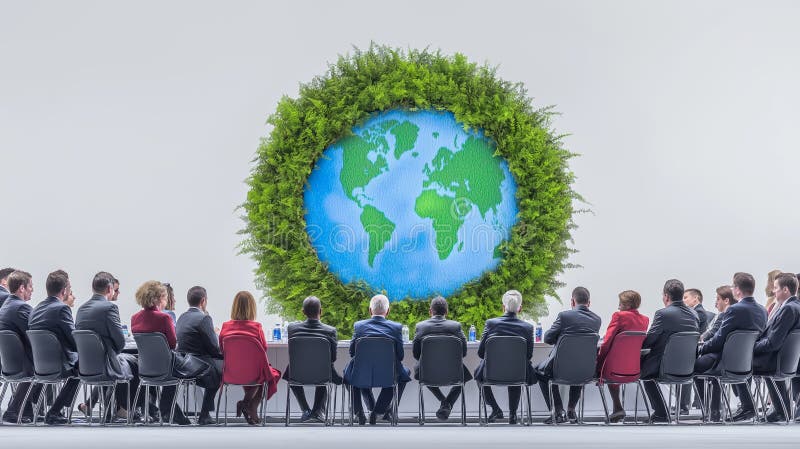 Politicians and Delegates from Various Countries Engaging in ...