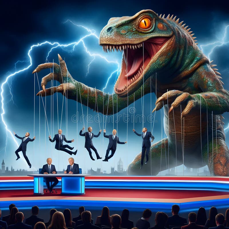 Political Manipulation and Control, Politicians Manipulated by a Giant ...