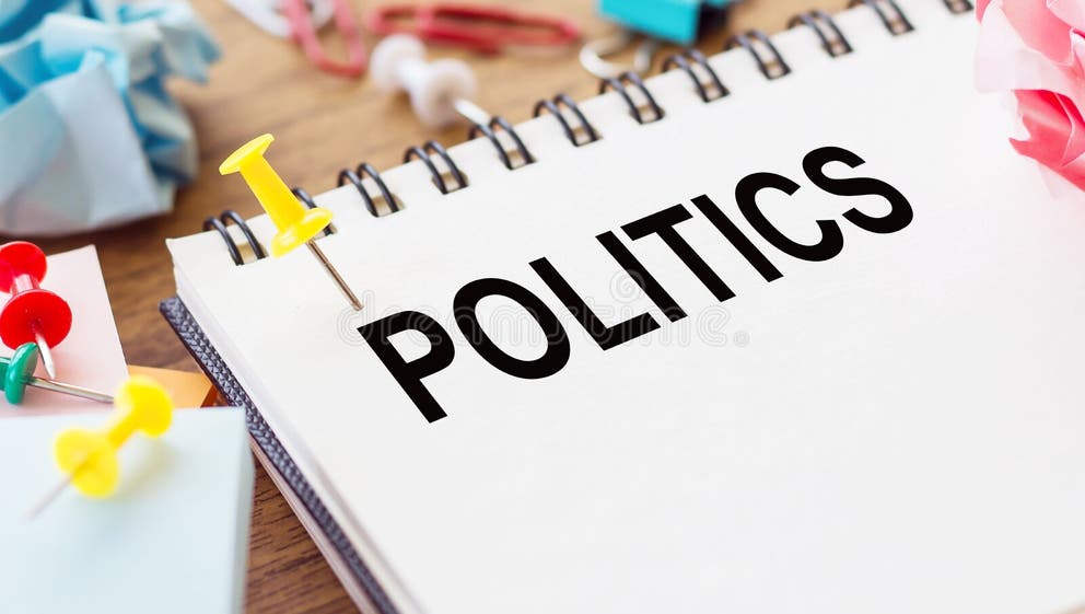 POLITICS Word on Paper with Office Tools Stock Image - Image of white ...