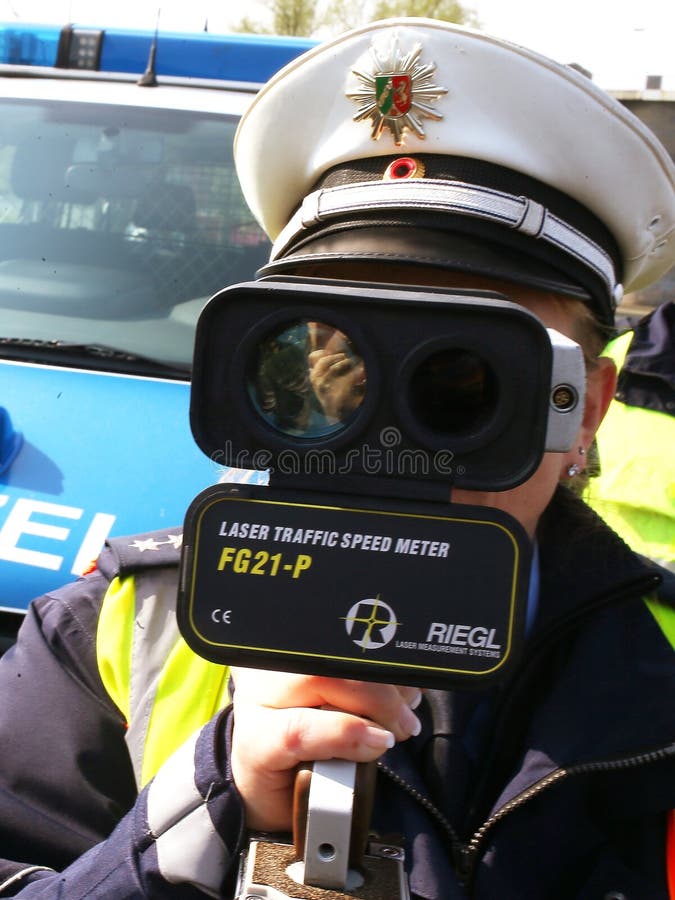 Politie, Radar, Snelheidscontrole Redactionele Foto - Image of snelheid ...