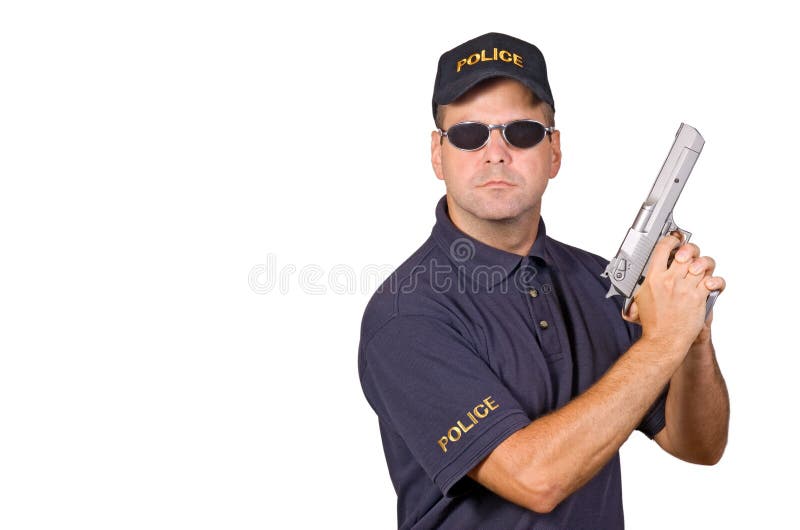 Politieagent stock afbeelding. Image of vechter, bewaken - 10976427