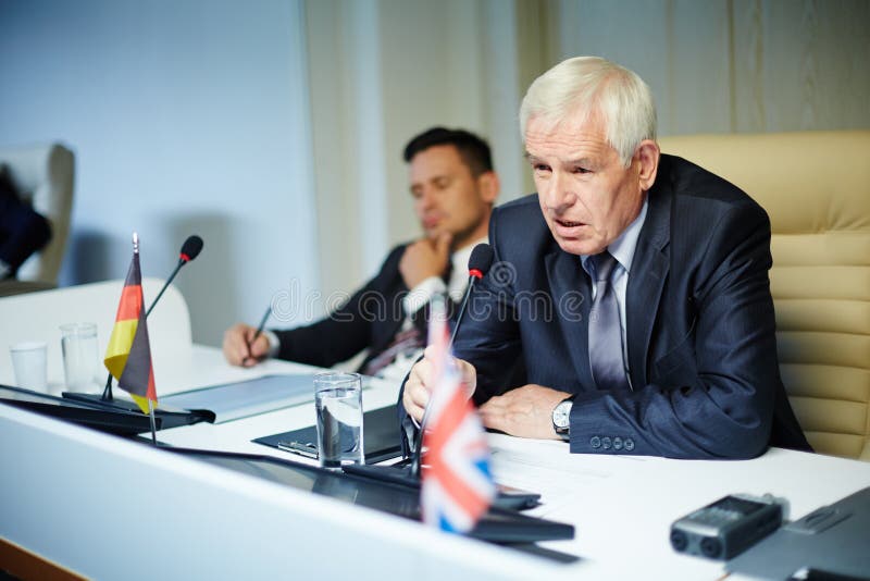 Politische Rede stockfoto. Bild von führung, lautsprecher - 79442170