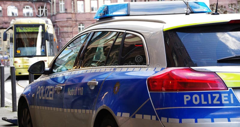 Polizei in Frankfurt am Main Hauptbahnhof Editorial Stock Image - Image ...