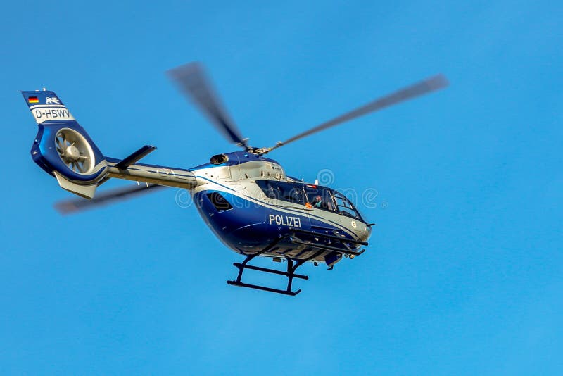 Polizeihubschrauber Airbus H-145 Im Auftrag Redaktionelles Stockbild ...