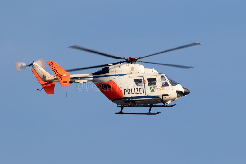 Deutscher Hubschrauber Polizei Eurocopter H145 Redaktionelles Bild ...