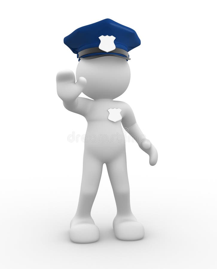 Poliziotto illustrazione di stock. Illustrazione di determinazione ...