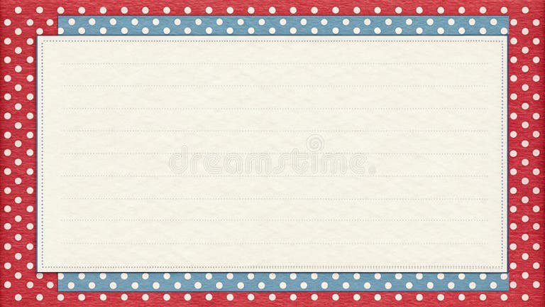 Polka Dot Border Paper Texture Classic and Playful Stock Illustration ...