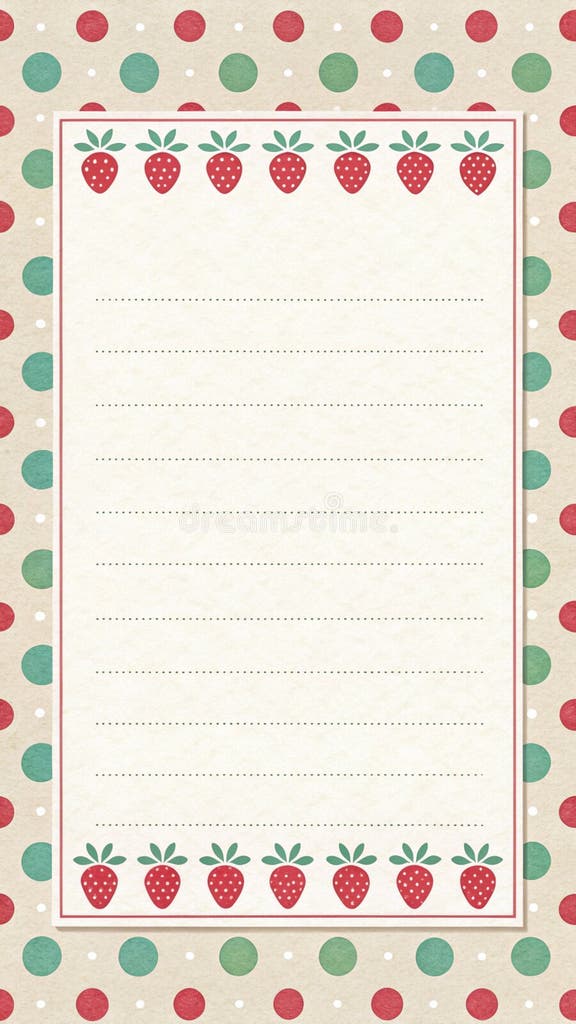 Polka Dot Border Paper Texture Classic and Playful Stock Illustration ...