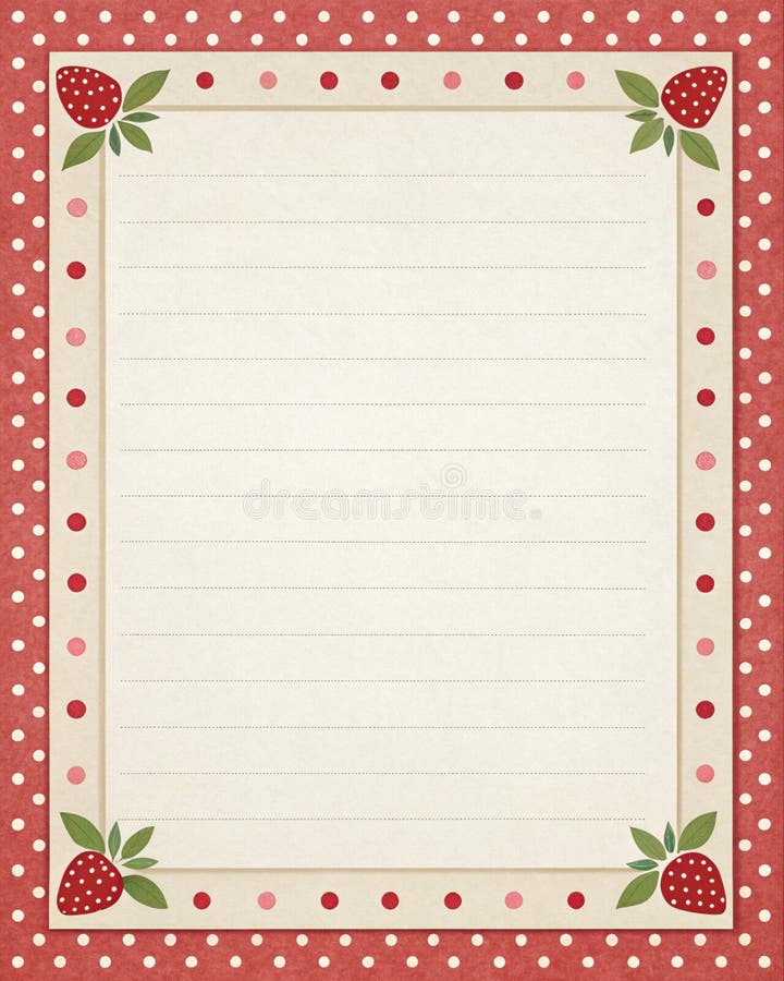 Polka Dot Border Paper Texture Classic and Playful Stock Illustration ...