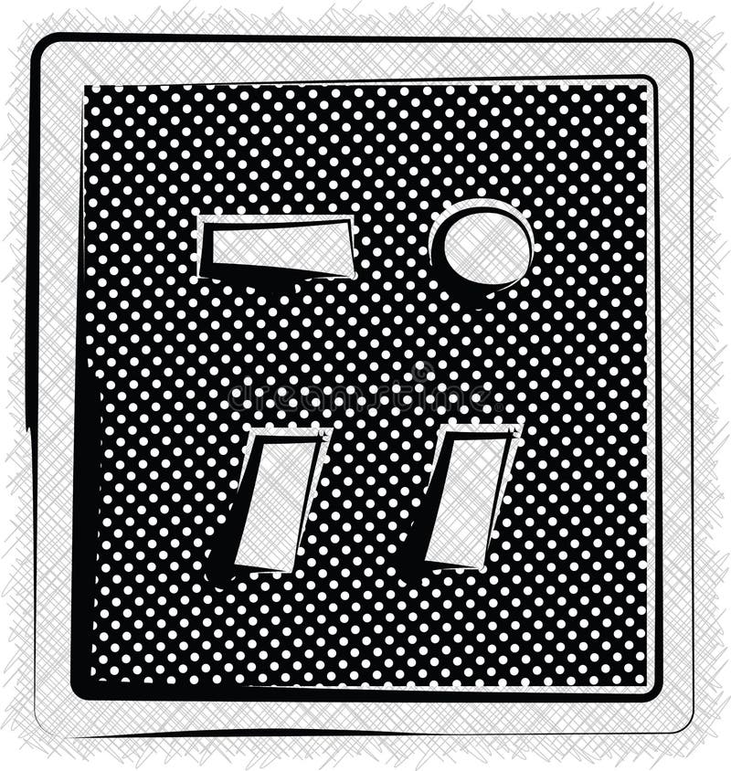 Polka Dot SYMBOL Illustration Stock Vector - Illustration of mark ...