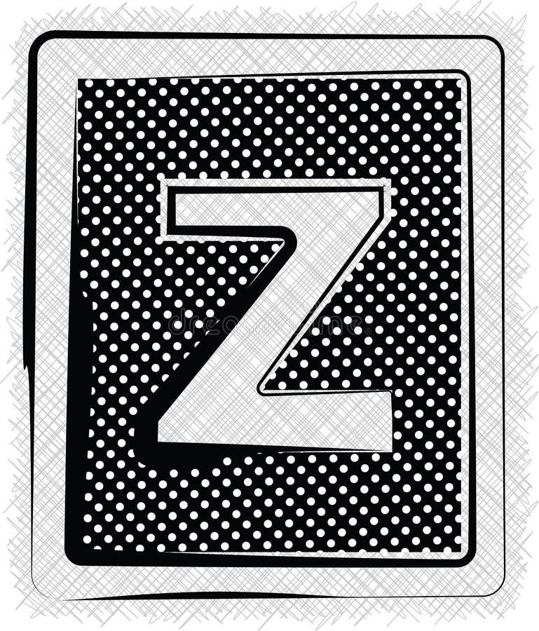 Polka Dot Font Letter Z Stock Illustrations – 11 Polka Dot Font Letter ...