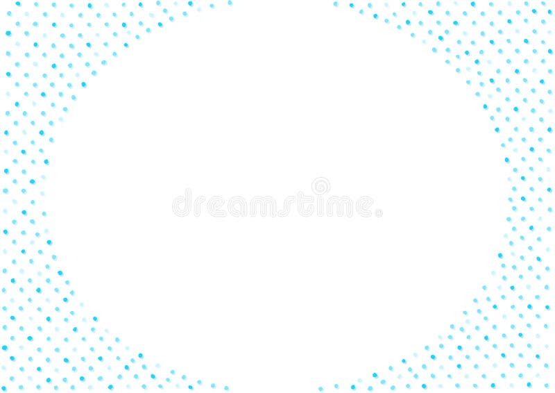 Polka Dot Frame Design. Light Blue Dotted Texture. Background Pattern ...