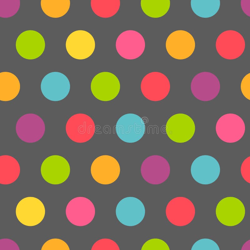 Polka dot pattern stock vector. Illustration of pattern - 62556351