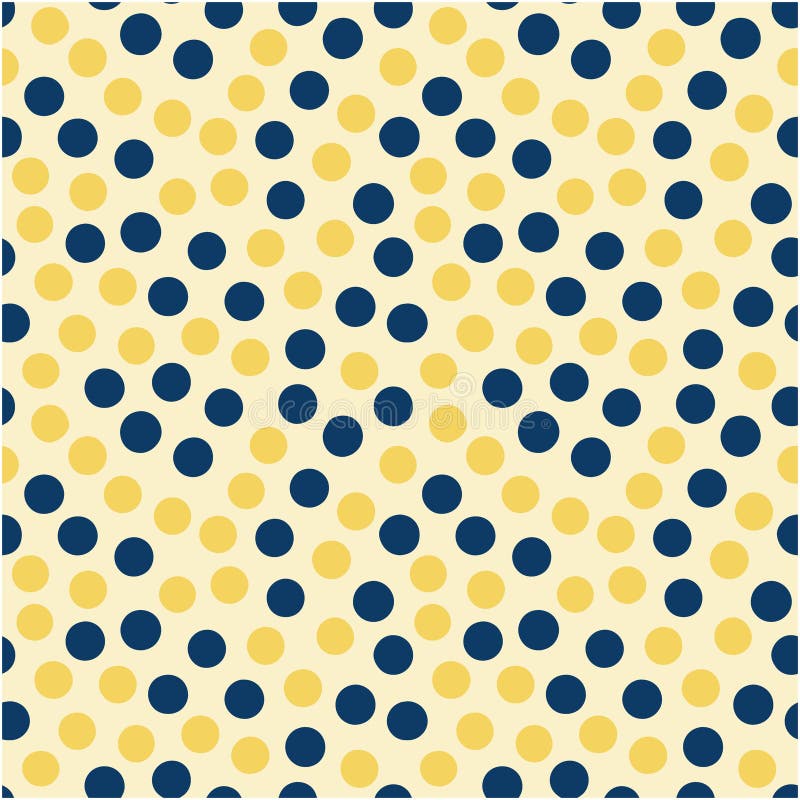 Polka Dot Pattern Design Vector Art. Stock Illustration - Illustration ...