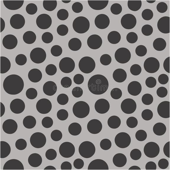 Polka Dot Pattern Design Vector Art. Stock Vector - Illustration of ...