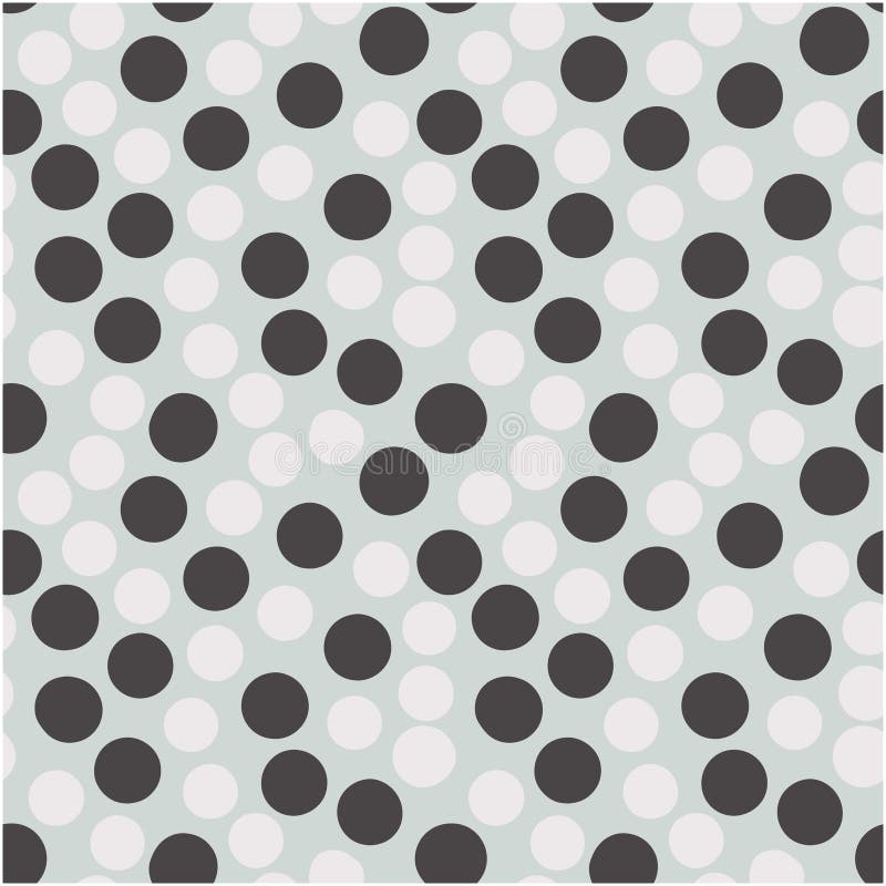 Polka Dot Pattern Design Vector Art. Stock Vector - Illustration of ...