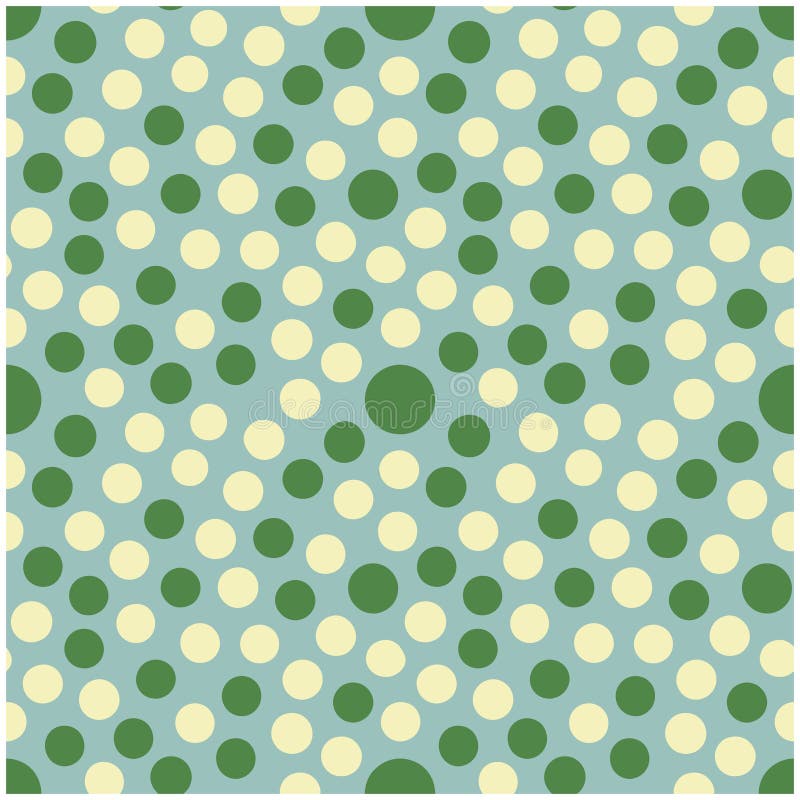 Polka Dot Pattern Design Vector Art. Stock Vector - Illustration of ...