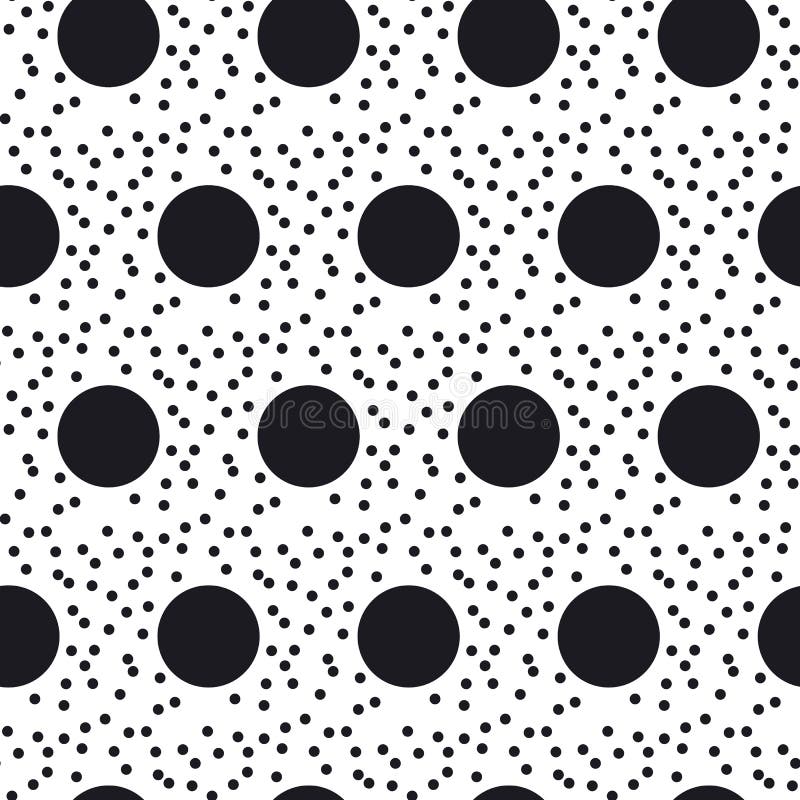 Polka Dot Pattern, Seamless Vector Background. Stock Vector ...