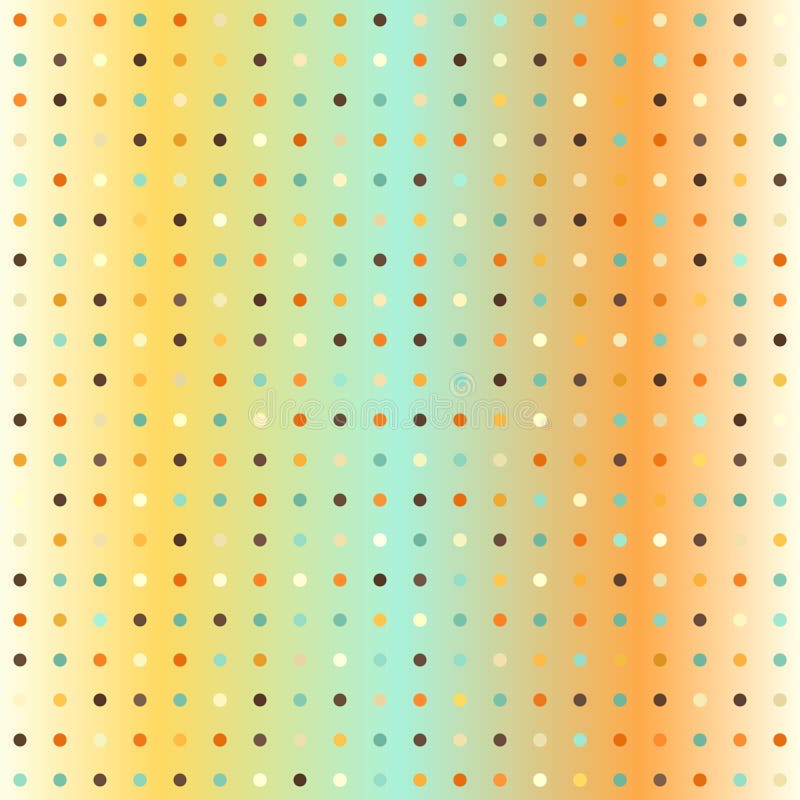 Polka Dot Pattern Seamless Vector Stock Vector Illustration Of Gradient Retro 116862818