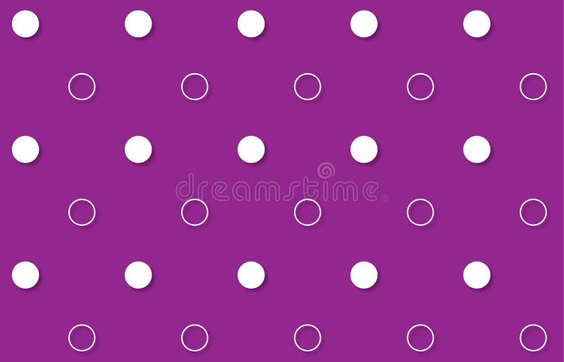 Purple Uniform Polka Dot Pattern Vector Illustration Stock Vector ...