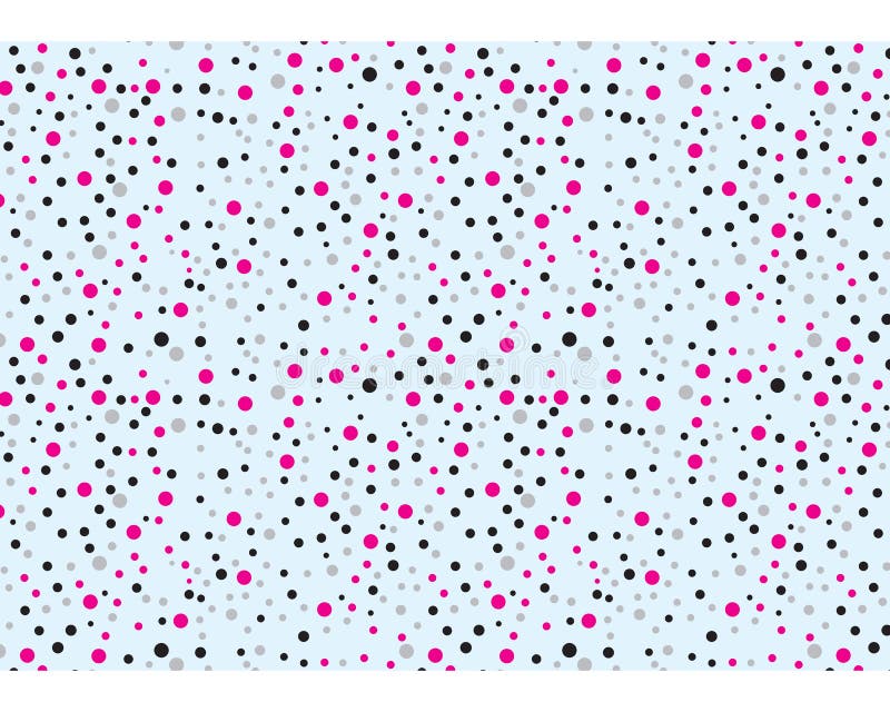 Polka Dot Pattern Vector Seamless Background Stock Vector ...