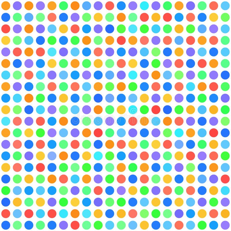 Polka Dot Pattern Vector Seamless Dot Background Stock Vector Illustration Of Spot Vector