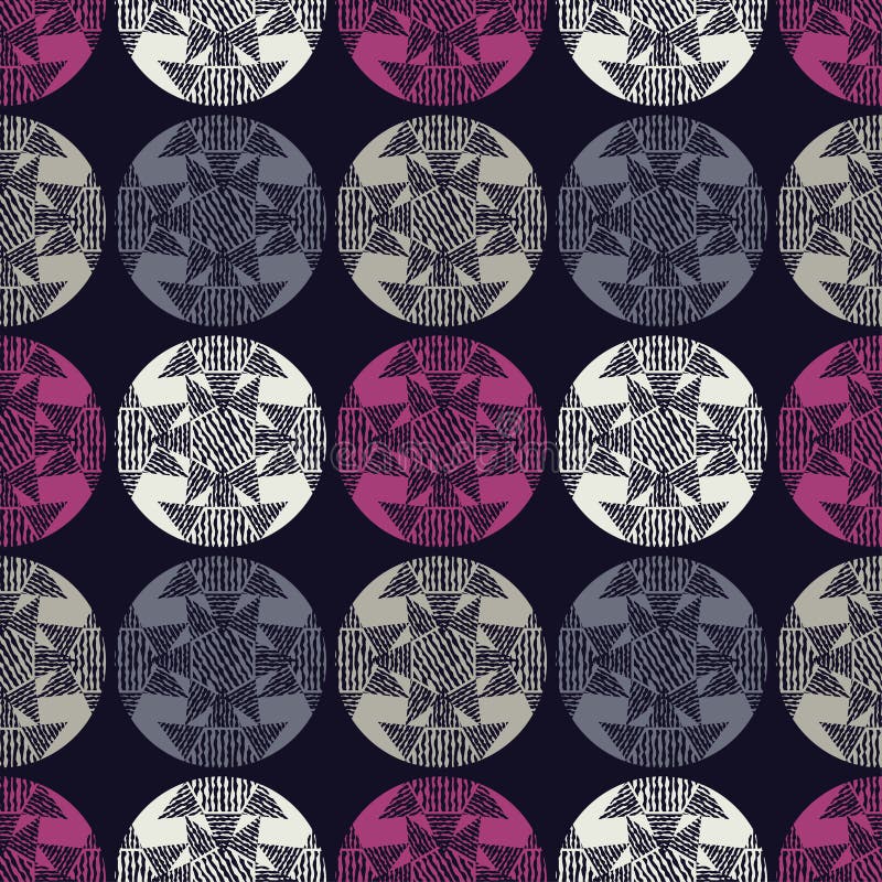 Polka Dot Seamless Pattern. Lace Texture Stock Illustration ...