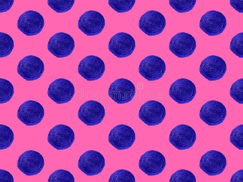 Polka Dot Seamless Pattern. Pop Art Style Stock Photo - Image of ...