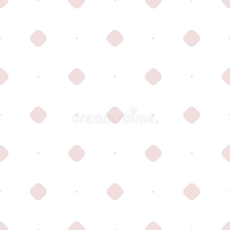 Polka Dot Seamless Pattern. Subtle Vector Texture with Small Pink Dots ...