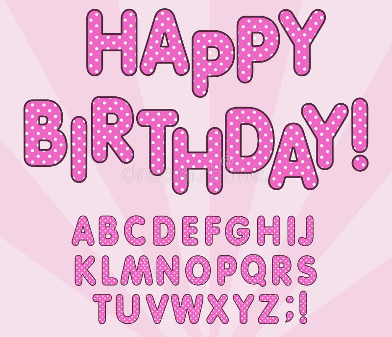 Cute Black Polka Dots 3D English Alphabet Letters Set. Vector LOL Girly ... Cute Black Polka Dots 3D English Alphabet Letters Set. Vector LOL Girly ...