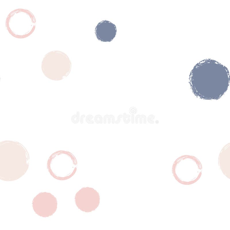 Polka Dots Pastel Seamless Pattern Stock Vector - Illustration of dots ...