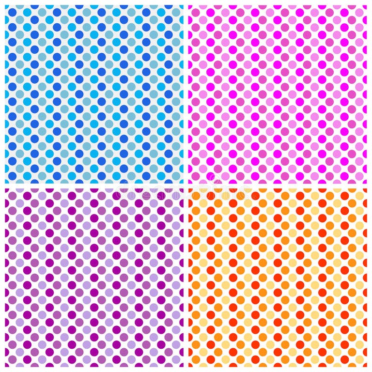 Classic Polka Dots Patterns Stock Illustrations – 532 Classic Polka ...