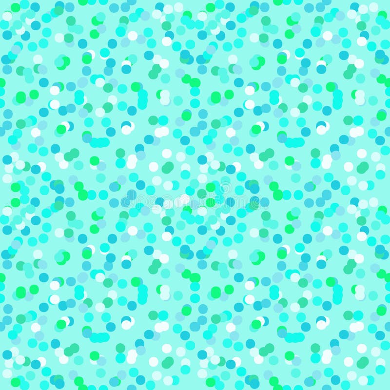 Polka Dots Shapes Abstract Seamless Pattern Stock Illustration ...