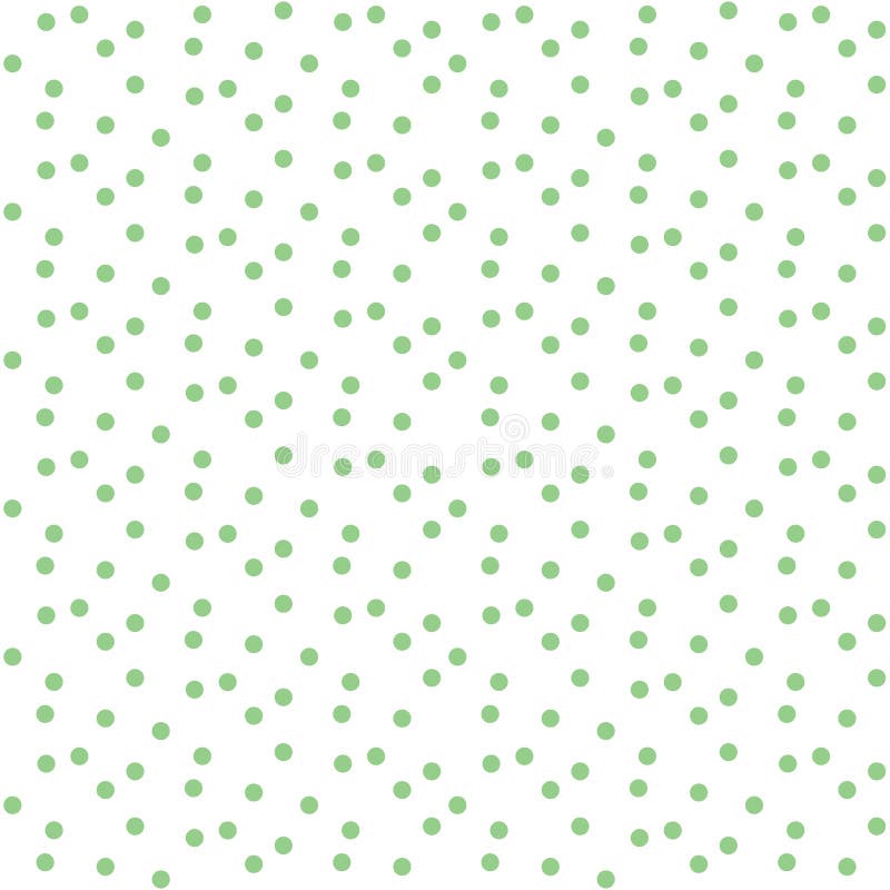 Polka with Green Dots Soft Simple Seamless Pattern Stock Vector ...