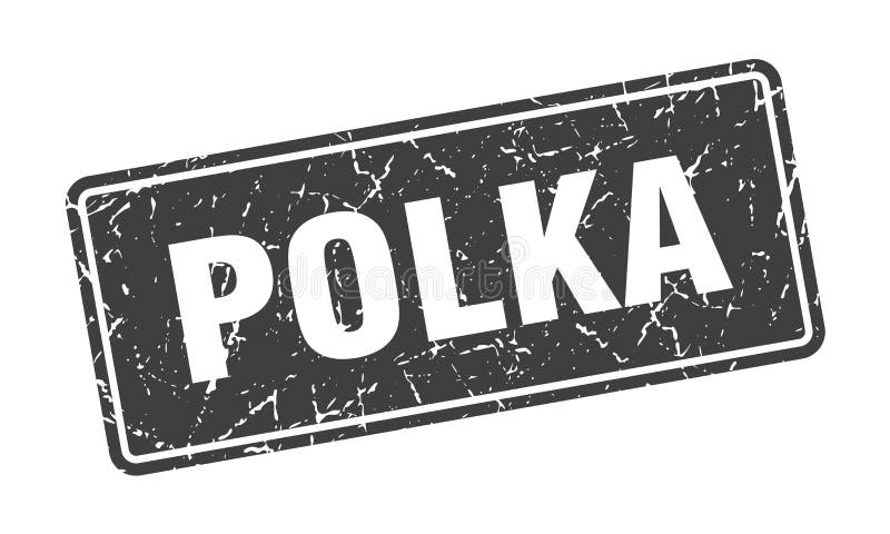 Polka Sign. Polka Circular Band Label. Polka Sticker Stock Vector ...
