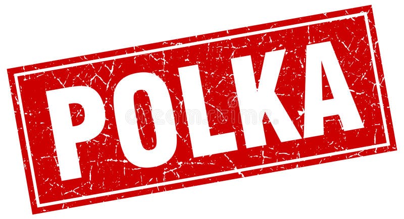 Polka stamp stock vector. Illustration of textured, isolated - 125010166