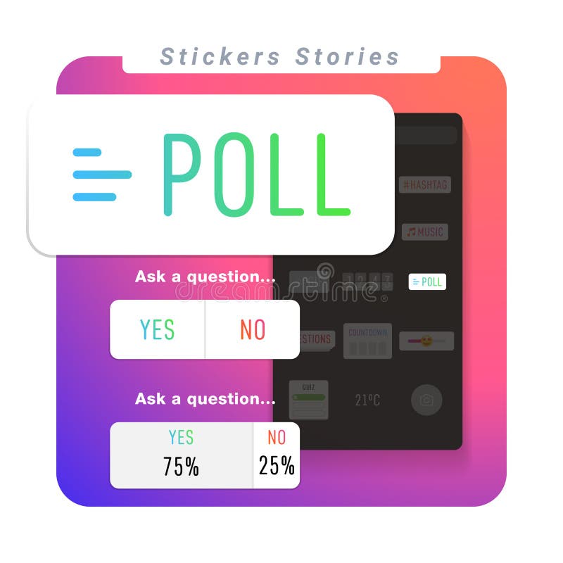 Social media sticker stock vector. Illustration of logo - 235512159