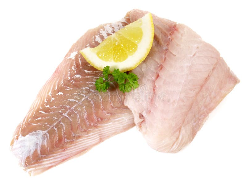 Pollack Loin - Fish Raw Isolated Stock Image - Image of pollock, filet ...