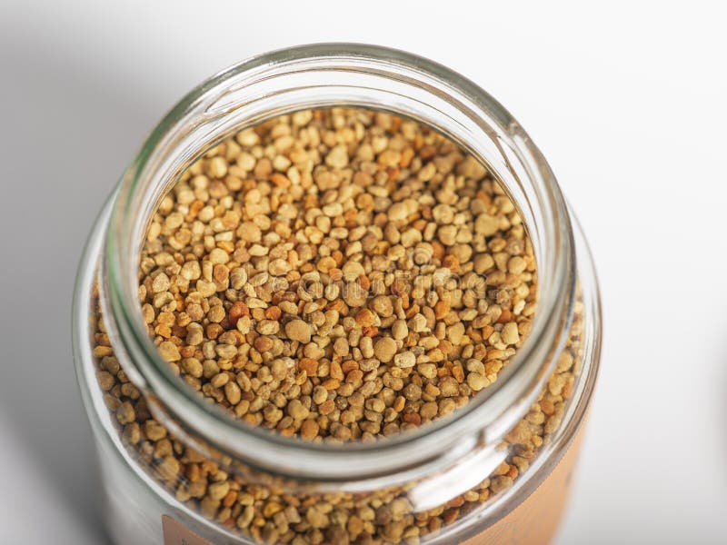 Pollen collected. stock photo. Image of flowery, botanic - 71952058