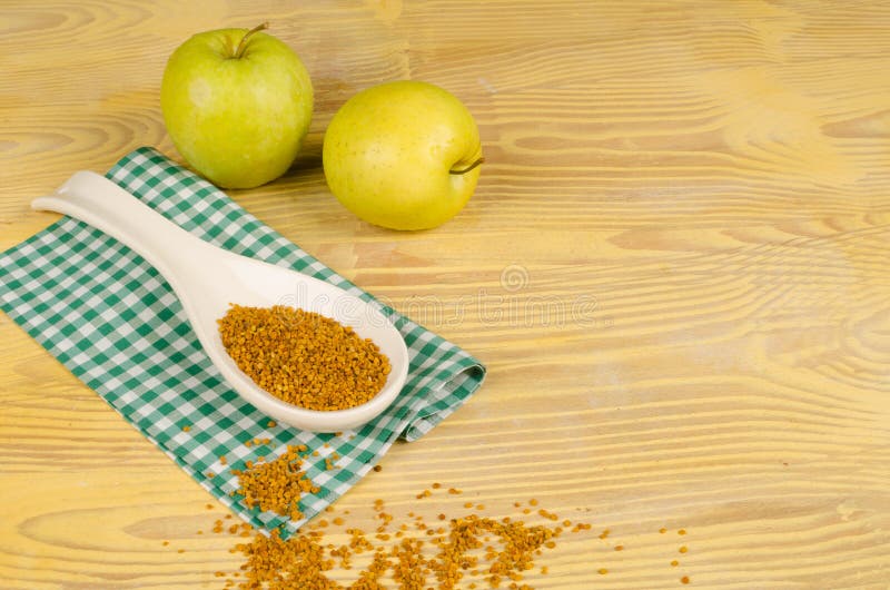 Pollen stock photo. Image of natural, granulate, horizontal - 36897396