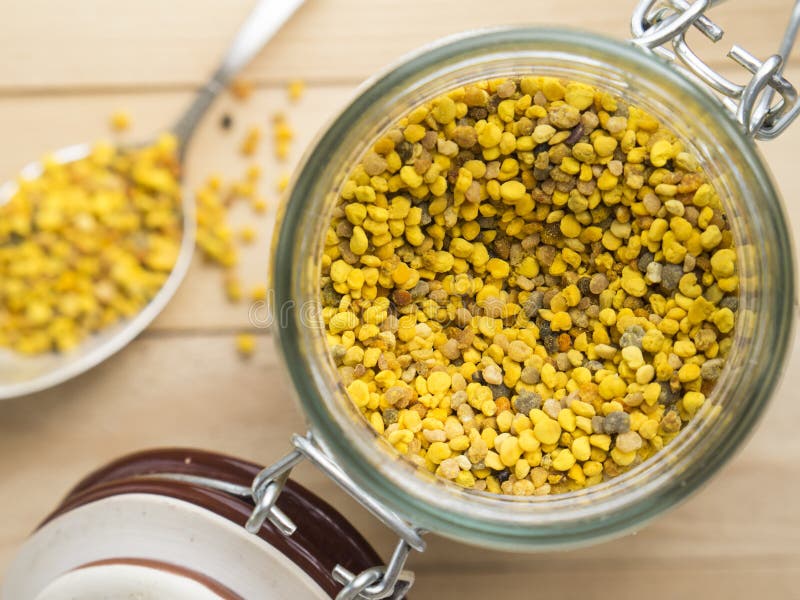 Pollen stock image. Image of ingredient, wooden, healthy - 30345037