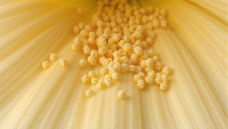 Pollen Grains on Petal Texture Contrast Stock Illustration ...