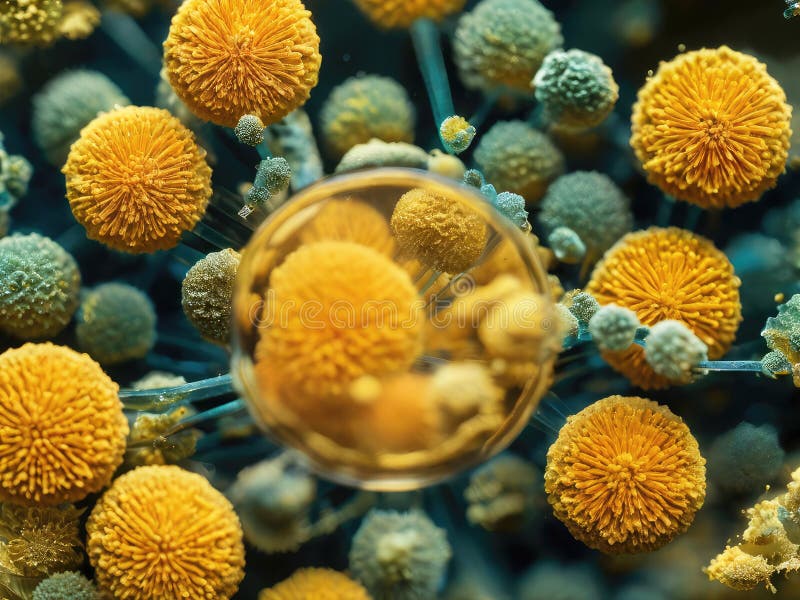Pollen Particles Under Microscope Stock Image - Image of beehive ...