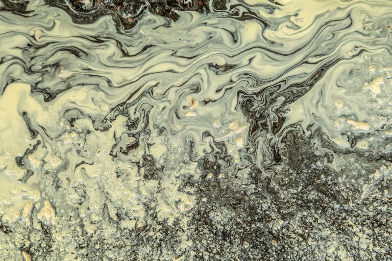 Pollen in a Puddle Abstract Stock Image - Image of graphic, organic ...
