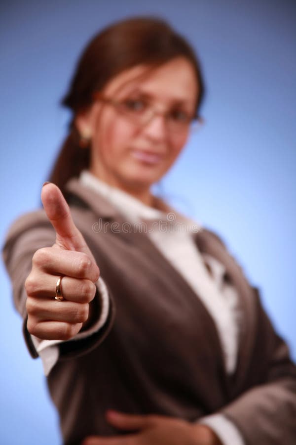 Pollice in su fotografia stock. Immagine di bellezza - 11327902