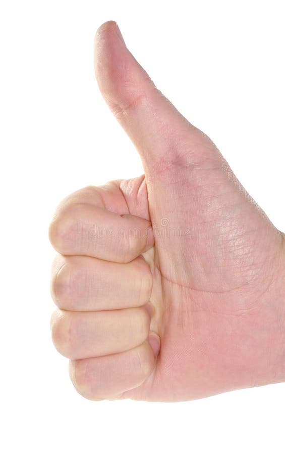 Pollice in su immagine stock. Immagine di affare, accosenta - 13462519